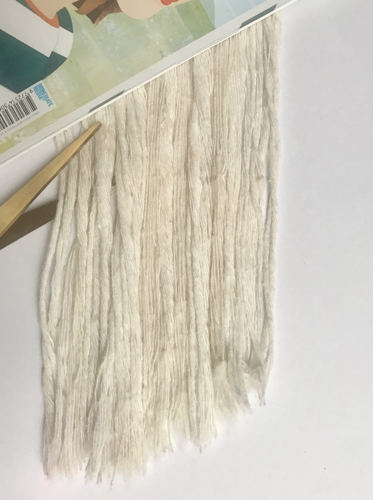 How to Cut the Perfect Macrame Fringe - Isabella Strambio Blog