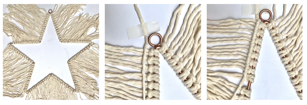 Best Macrame Christmas Stars Tutorial - Isabella Strambio Blog
