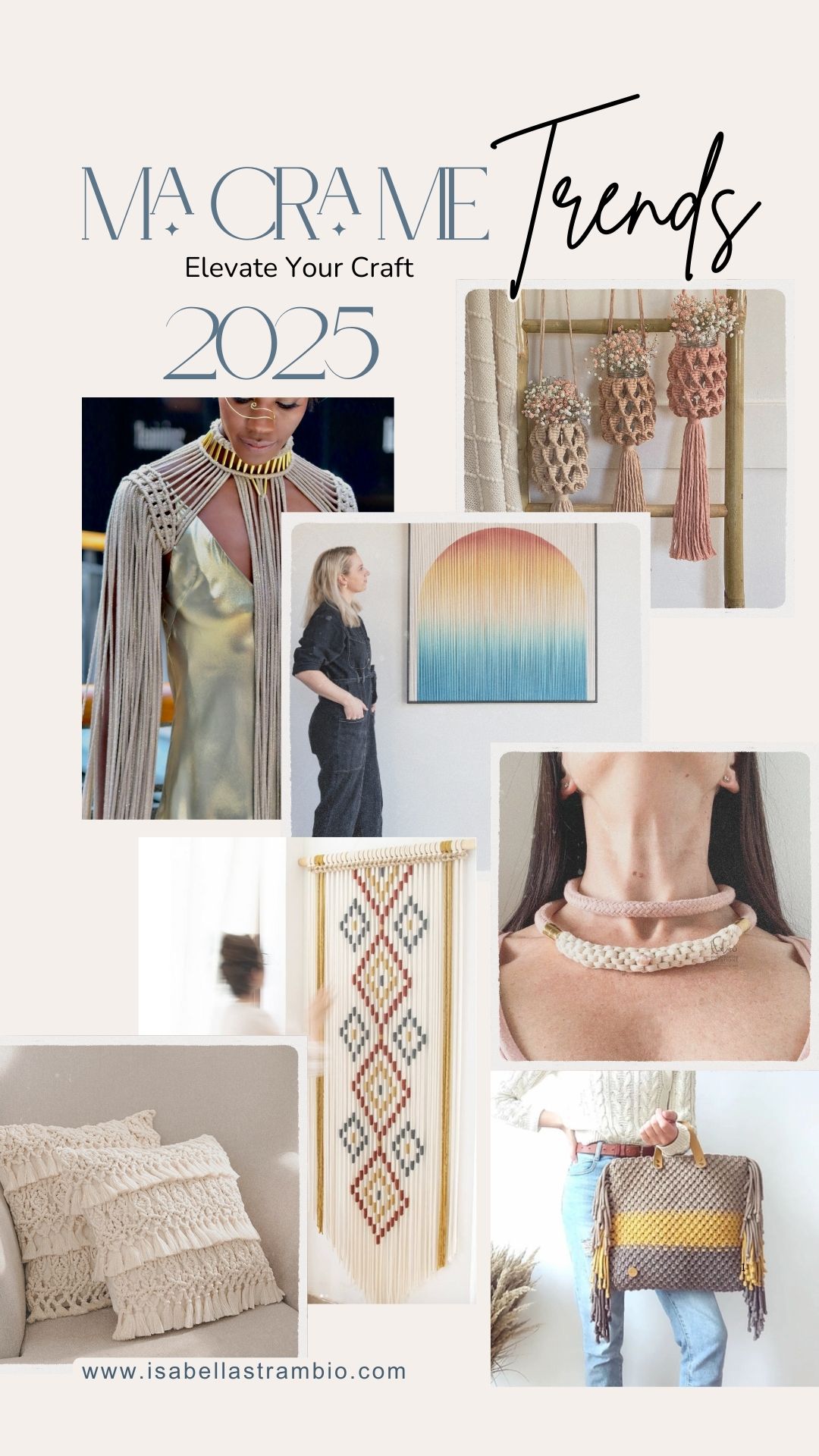 2025's Top Macrame Trends That Will Elevate Your Craft - Isabella Strambio Blog